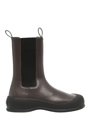 Bally Leather Chelsea Boots - Brown