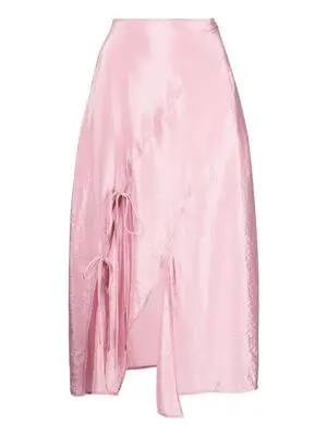 REJINA PYO Joey Draped Midi Skirt - Pink
