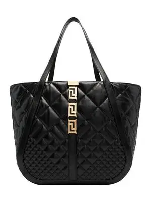 Versace Greca Goddess Shoulder Bag - Black