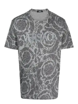 Versace Barocco Silhouette T-shirt - Grey