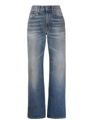 R13 Mid-rise Straight-leg Jeans - Blue