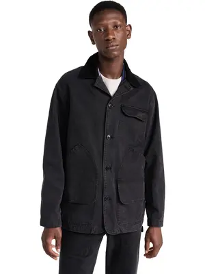 ALEX MILL Frontier Jacket - Washed Black