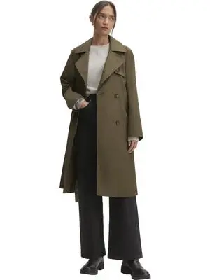 Everlane Everlane Trench Coat Olive