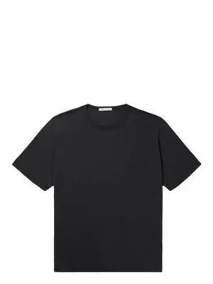 Our Legacy New Box Cotton-jersey T-shirt - Black
