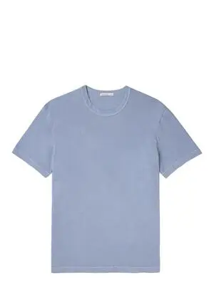 JAMES PERSE Combed Cotton-jersey T-shirt - Blue