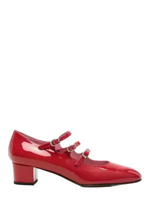 CAREL Kina Patent-leather Mary Jane Shoes - Red
