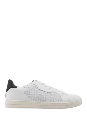 Michael Kors Keating Perforated-panel Sneakers - White