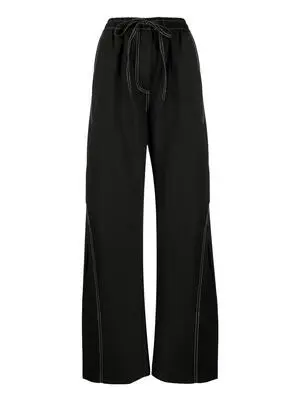 REJINA PYO Una Wide-leg Trousers - Black