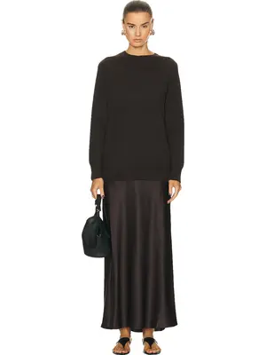 Christopher Esber Monument Long Dress Cocoa
