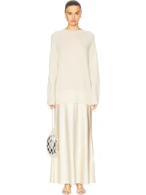 Christopher Esber Monument Long Dress Ecru