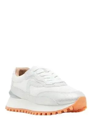 Blondo Blondo Lois Retro Waterproof Sneakers Silver Leather