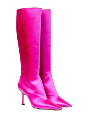 JIMMY CHOO Agathe 85 Knee-high Boots - Pink