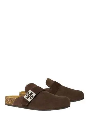 Tory Burch Tory Burch Mellow Mule Dark Cocoa/silver