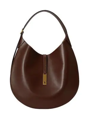 Ralph Lauren Polo ID Large Hobo Shoulder Bag Acorn