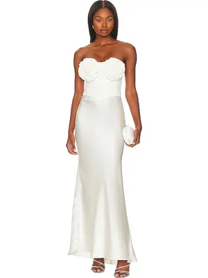 STONE COLD FOX X Valeria Gown - Ivory