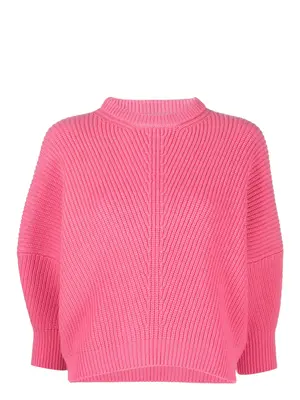 SA SU PHI Ribbed Cashmere Jumper - Pink
