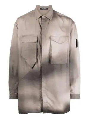 A-COLD-WALL* Gradient-effect Cotton Shirt - Neutrals