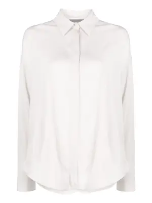 Lorena Antoniazzi Concealed Front Shirt - Grey