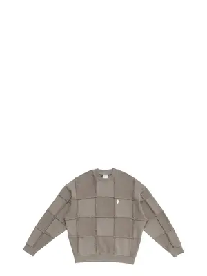 COUNTY OF MILAN Cross Inside Out Sweatshirt - Grey