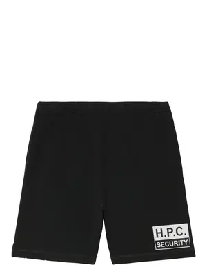 Heron Preston Security Cotton Track Shorts - Black