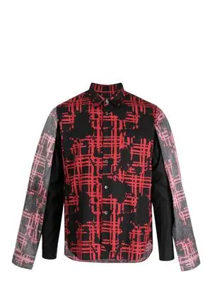 BLACK COMME DES GARÇONS Graphic-print Shirt - Red