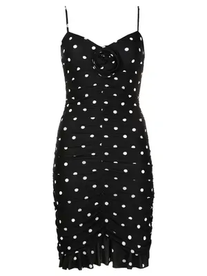AMIR SLAMA Amir Slama Polka-Dot Minidress