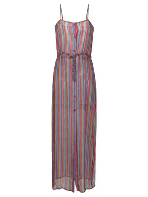 AMIR SLAMA Graphic-print Maxi Dress - Multicolour