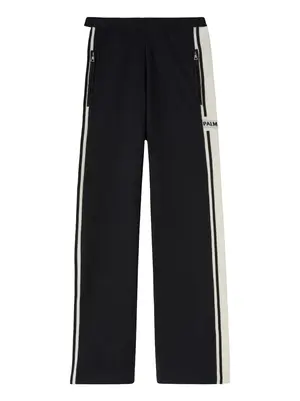 Palm Angels Racing Knitted Track Pants - Black