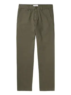 Mr P. Straight-leg Cotton-twill Chinos - Green