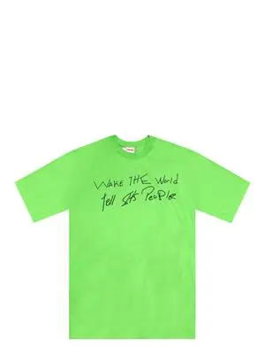 Supreme Buju Banton Wake The World Tee - Green