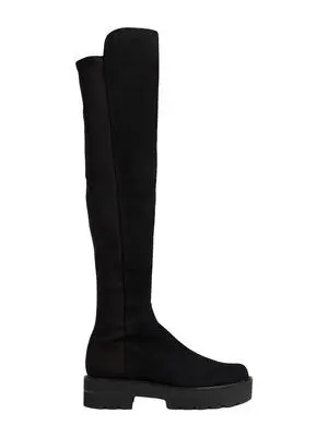 STUART WEITZMAN Microstretch Suede Over-the-knee Boots - Black