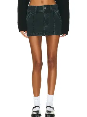 HELSA Workwear Mini Skirt - Black