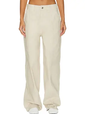 HELSA Workwear Oversized Pant - Taupe