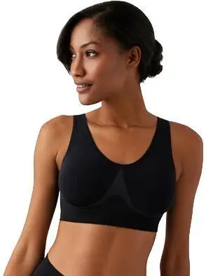 Wacoal B-smooth Wire Free Bralette Sand Black