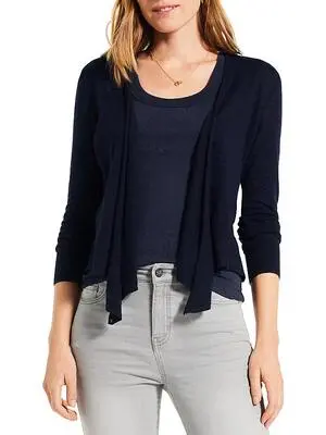 NIC+ZOE All Year 4 Way Cardigan - Dark Indigo