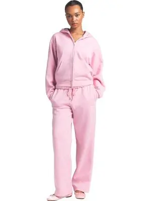 SKIMS Cotton Fleece Classic Zip Up Hoodie - Halite