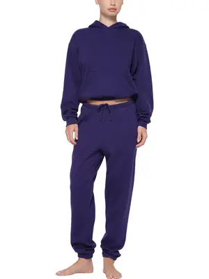 SKIMS Classic Cotton Fleece Hoodie Concord