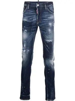 Dsquared2 Mid-rise Skinny Jeans - Blue