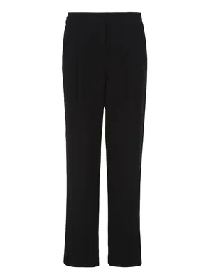 Giorgio Armani Tailored Straight-leg Trousers - Black