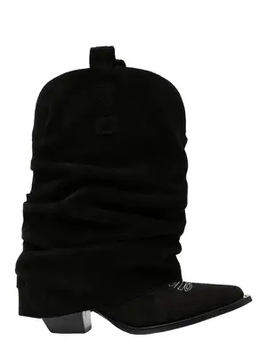 R13 Low Rider Cowboy Boots - Black