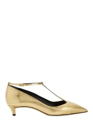 GIUSEPPE ZANOTTI 35mm Olivia Pumps - Gold