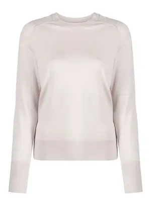 Calvin Klein Fine-knit Wool Jumper - Neutrals