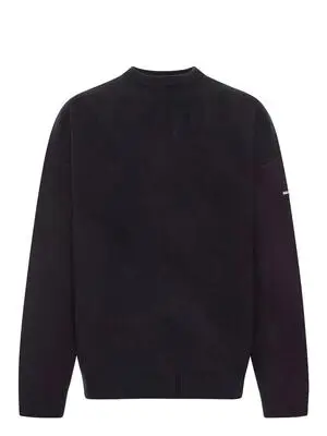 Balenciaga Logo-patch Sweater - Black