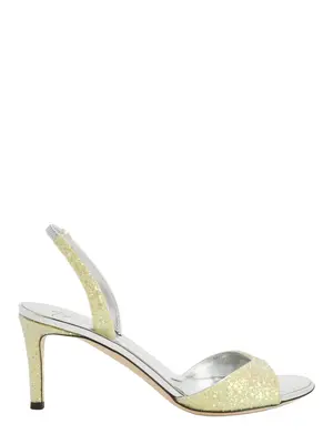 GIUSEPPE ZANOTTI 70mm Lilibeth Glitter Sandals - Yellow