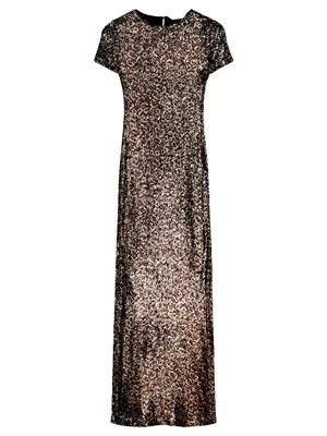PALM ANGELS Palm Angels Sequinned Maxi Dress
