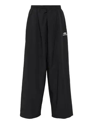 Balenciaga 3b Sports Icon Poplin Track Pants - Black