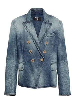 BALMAIN Balmain Double-Breasted Denim Jacket