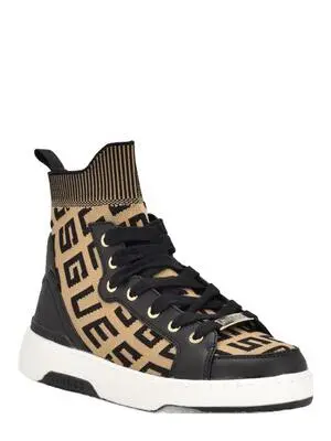 Guess High-top Sneakers - Medium Brown