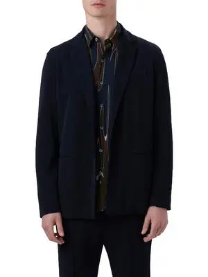 Bugatchi Knit Blazer - Navy