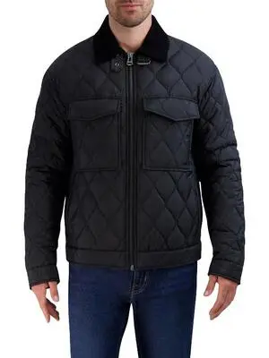 Cole Haan Cole Haan Diamond Quilted Jacket Black
